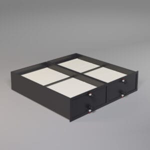 Gas-liquid heat exchanger Vertical air flow design - Plastic heat ...